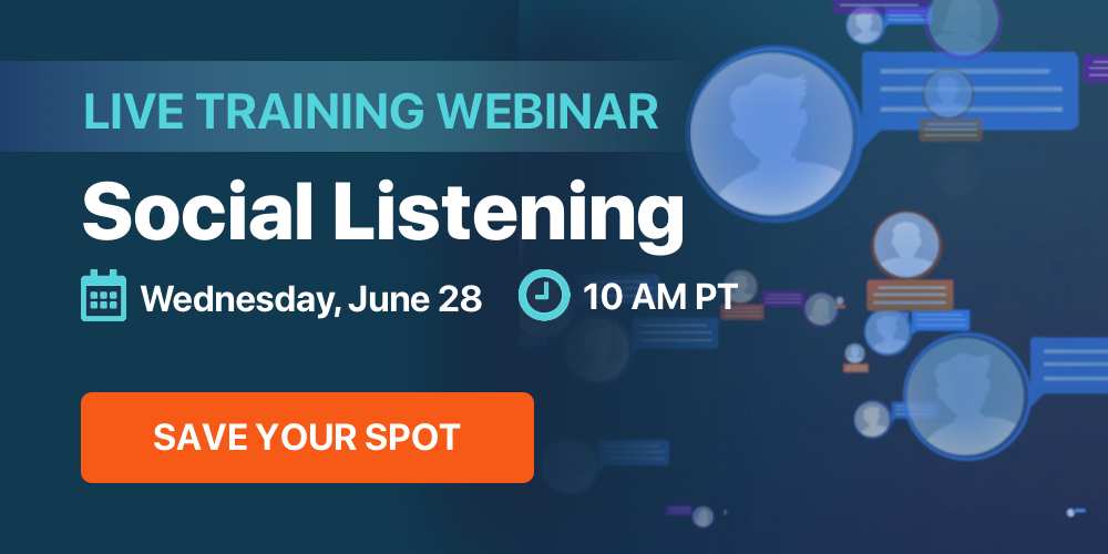 In-depth Social Listening training webinar In-depth Social Listening training webinar